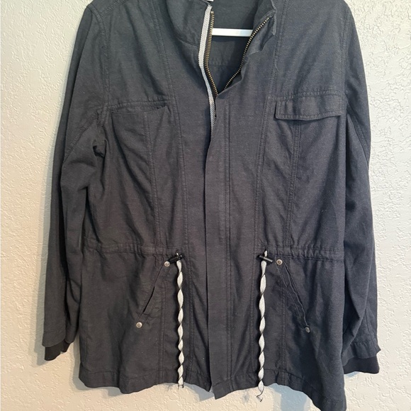 CAbi | Jackets & Coats | Cabi Charcoal Weekend Utility Jacket | Poshmark